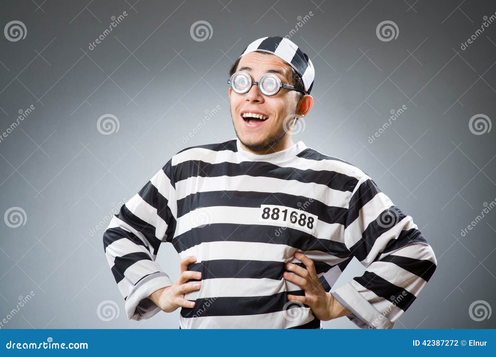 Funny Prison Inmate Stock Photography | CartoonDealer.com #42387272