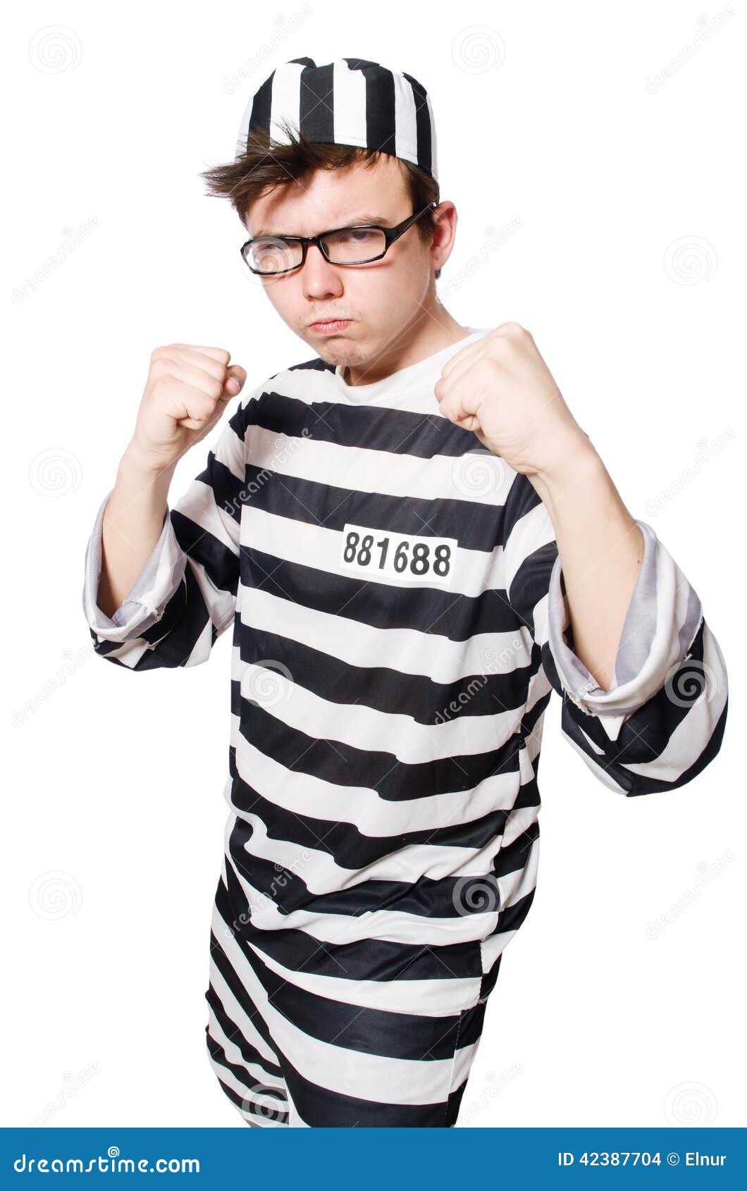 Funny prison inmate stock photo. Image of humour, gangster - 42387704