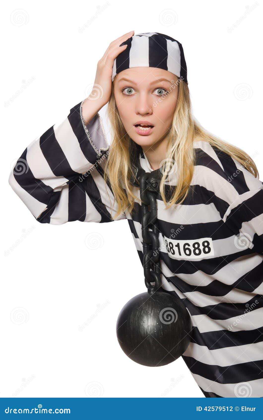 Funny prison inmate stock photo. Image of hooligan, isolated - 42579512