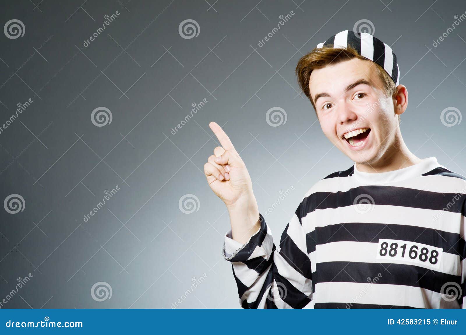 Funny prison inmate stock image. Image of lawbreaker - 42583215