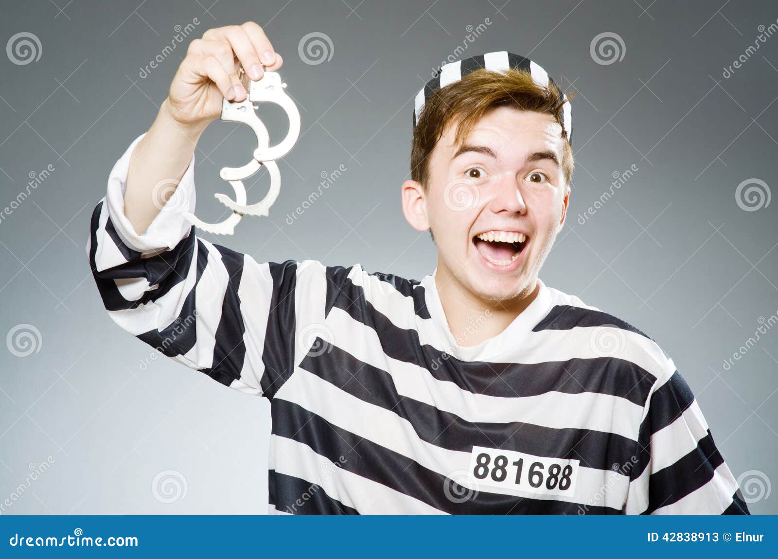 Funny prison stock image. Image of handcuff, captive - 42838913