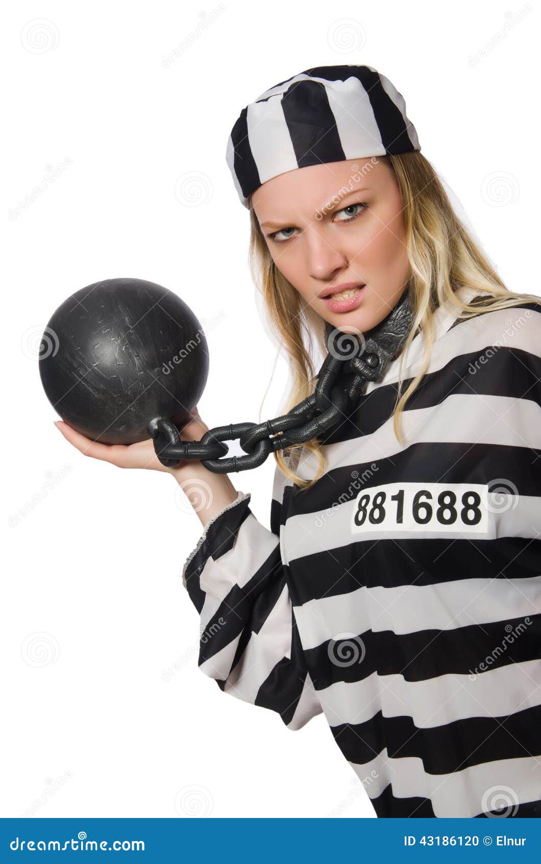 Funny Prison Inmate Royalty-Free Stock Image | CartoonDealer.com #43186120