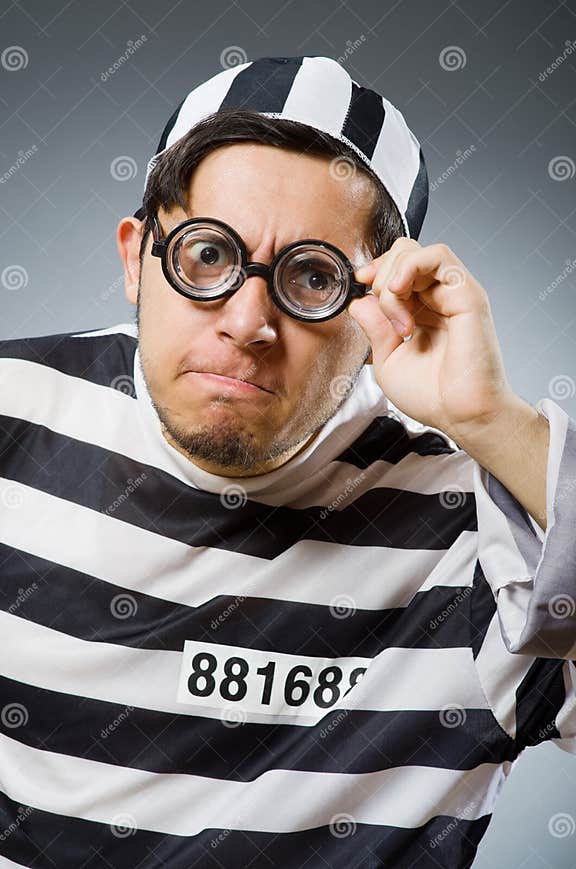 Funny prison inmate stock image. Image of humor, jailbird - 43186443
