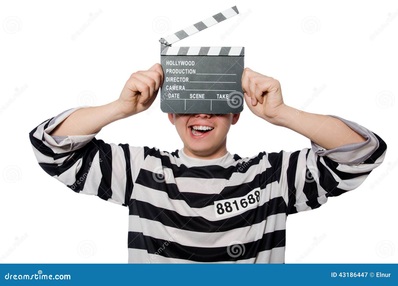Funny prison inmate stock image. Image of jail, comic - 43186447
