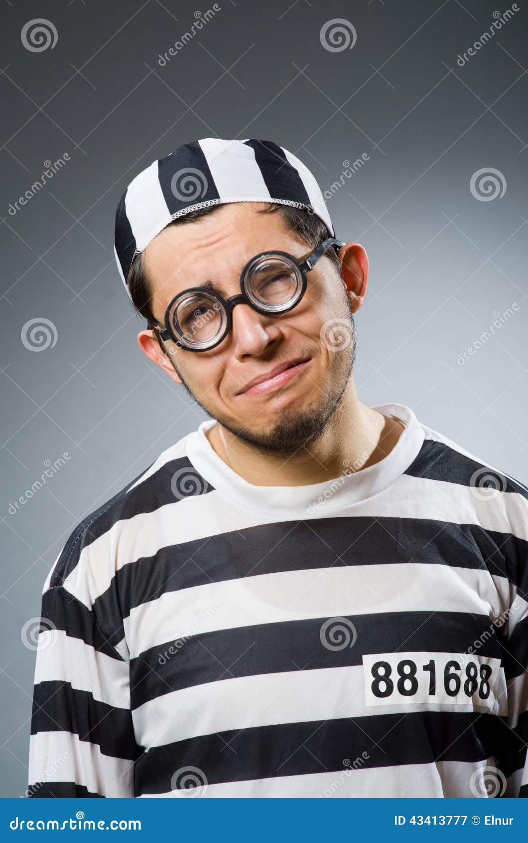 Funny prison inmate stock image. Image of humor, illegal - 43413777