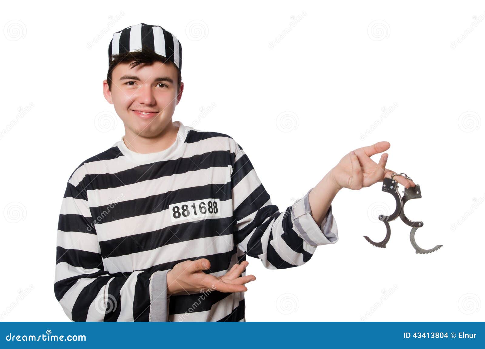 Funny prison inmate stock photo. Image of gangster, convict - 43413804