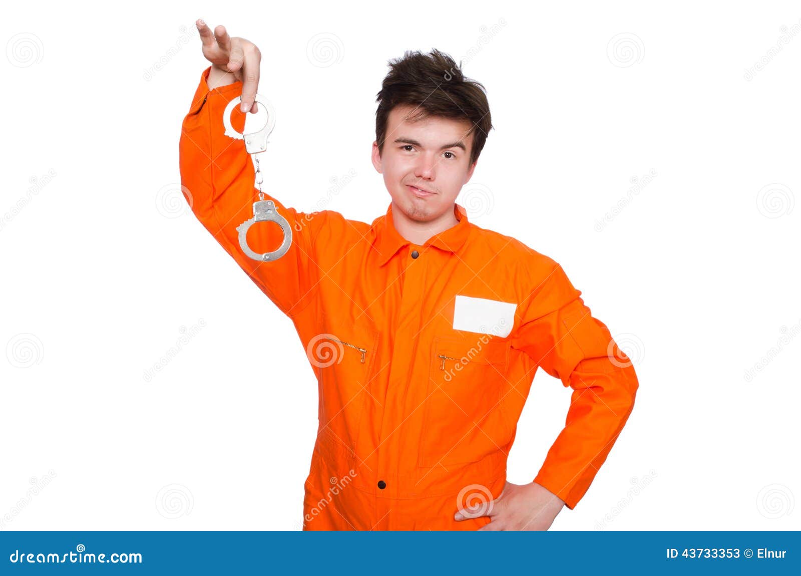 Funny prison inmate stock image. Image of detainee, bondage - 43733353