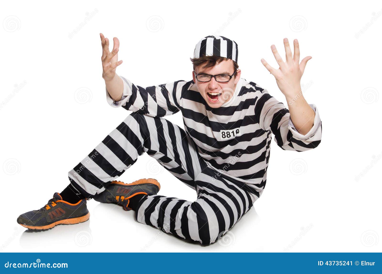 Funny prison stock image. Image of police, inmate, freedom - 43735241