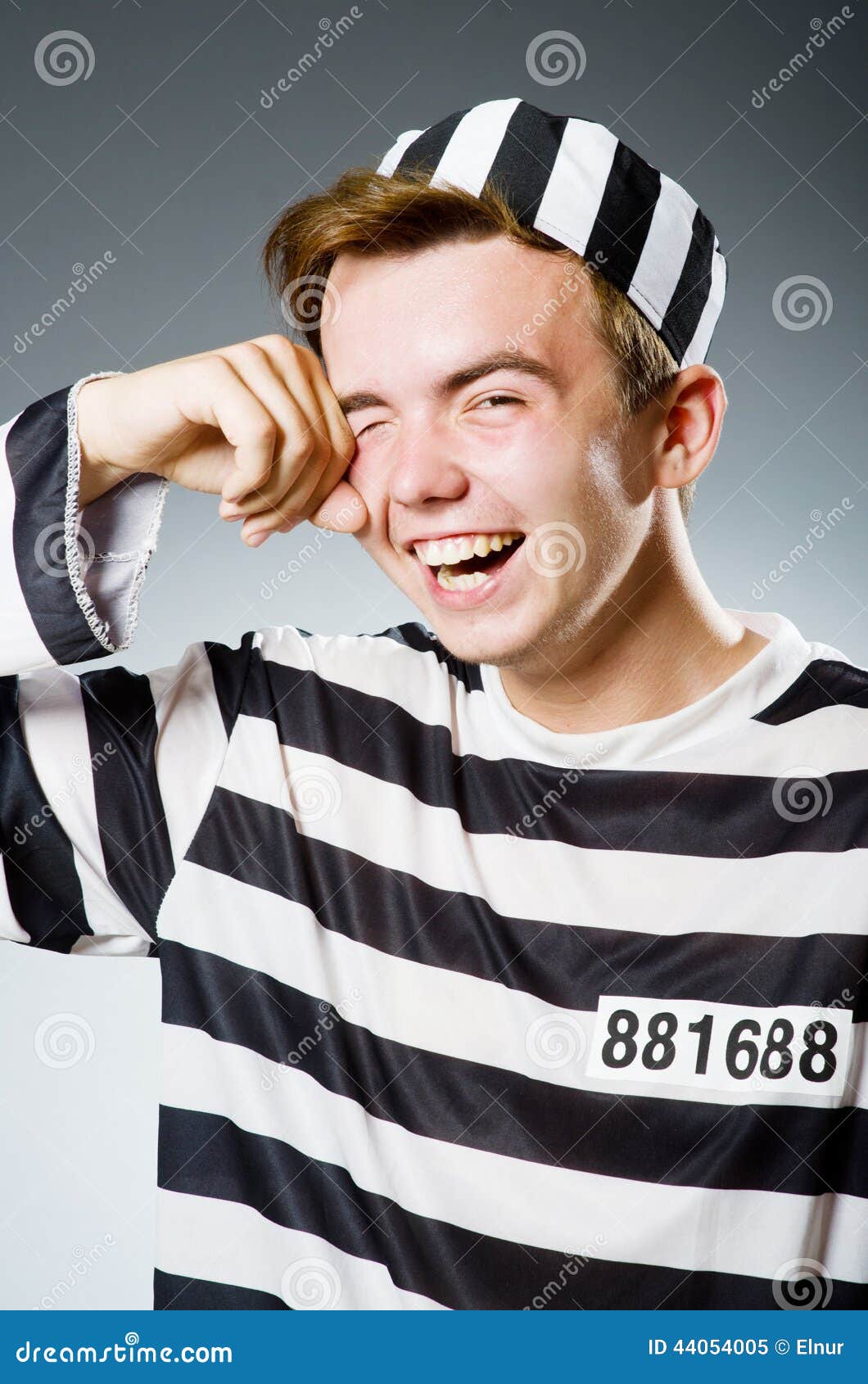 Funny prison inmate stock image. Image of male, crime - 44054005