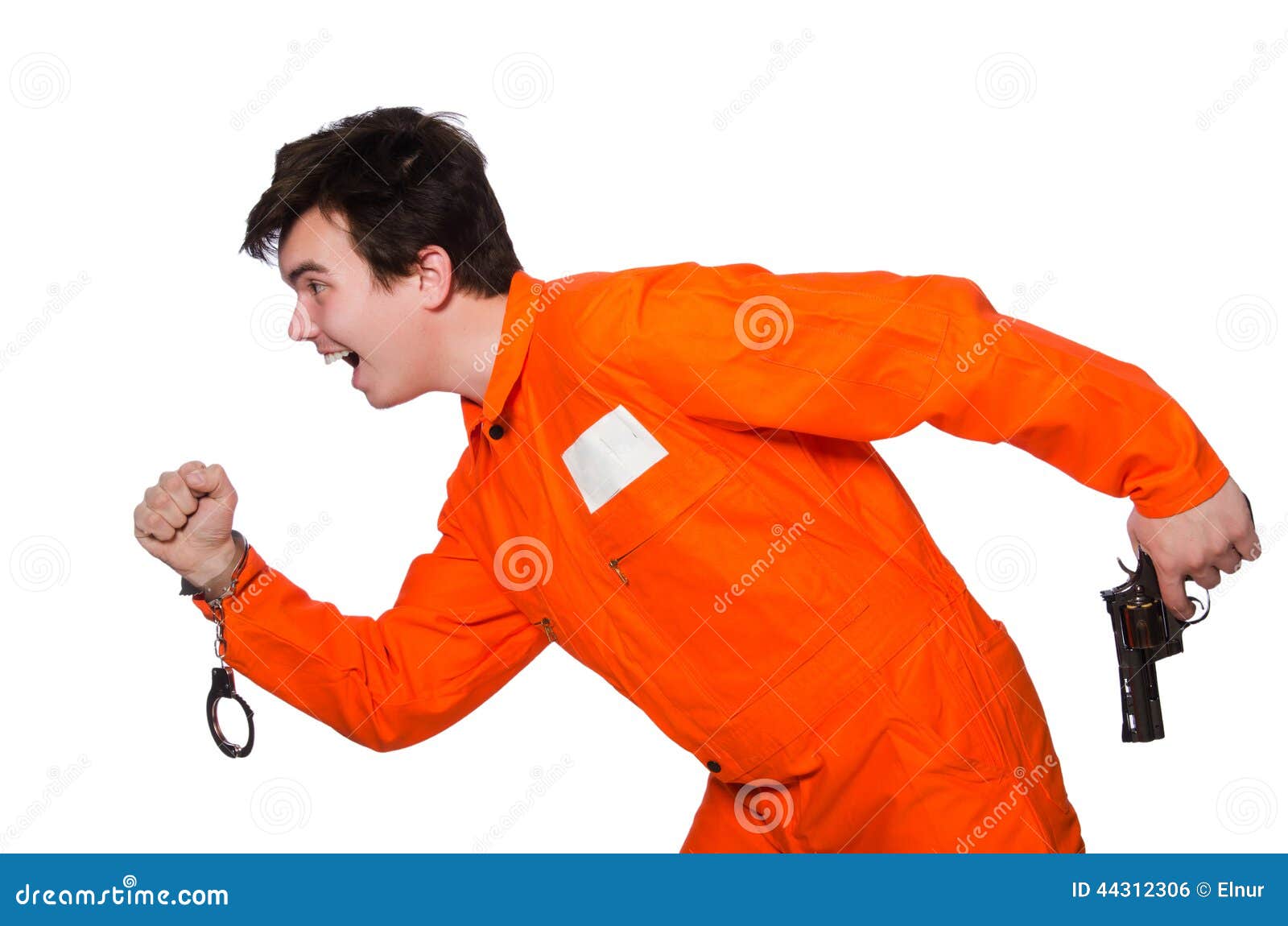 Funny prison inmate stock photo. Image of hand, handcuffs - 44312306