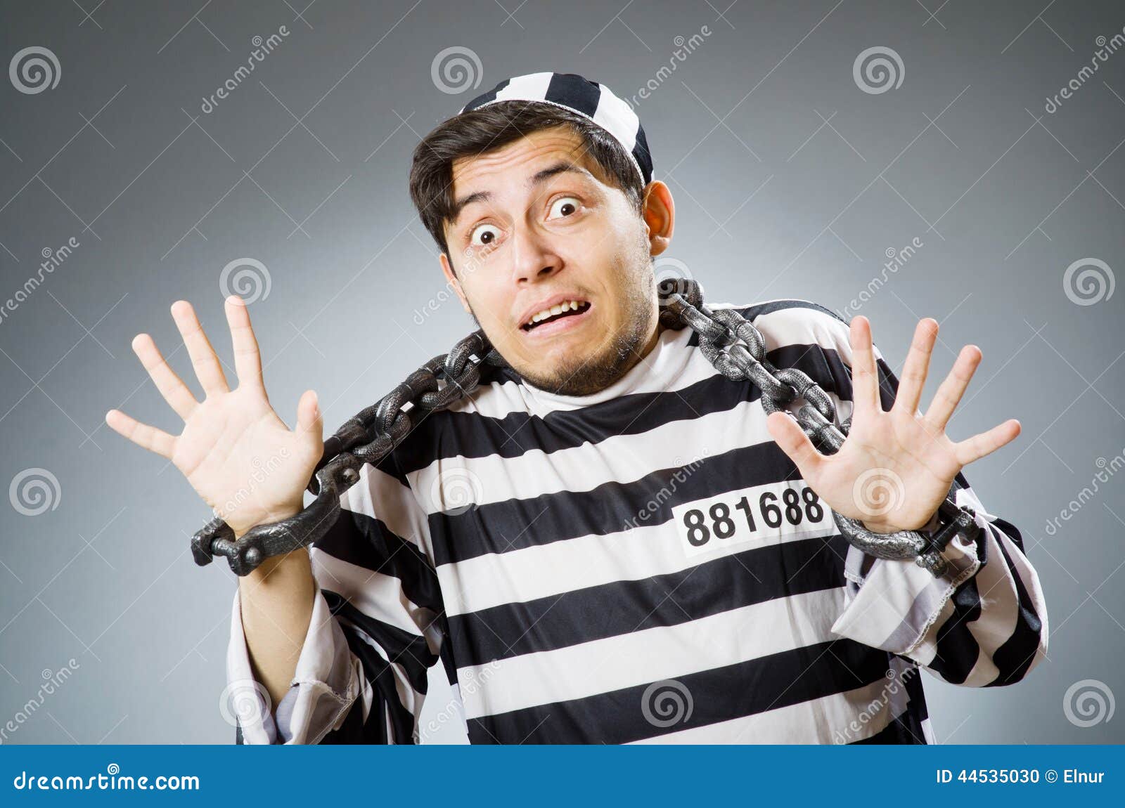 Funny prison inmate stock photo. Image of escaping, hooligan - 44535030