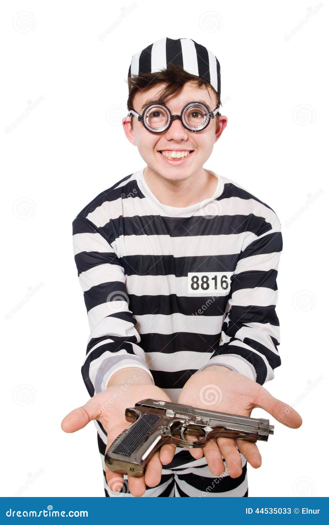 Funny prison inmate stock image. Image of captive, detainee - 44535033