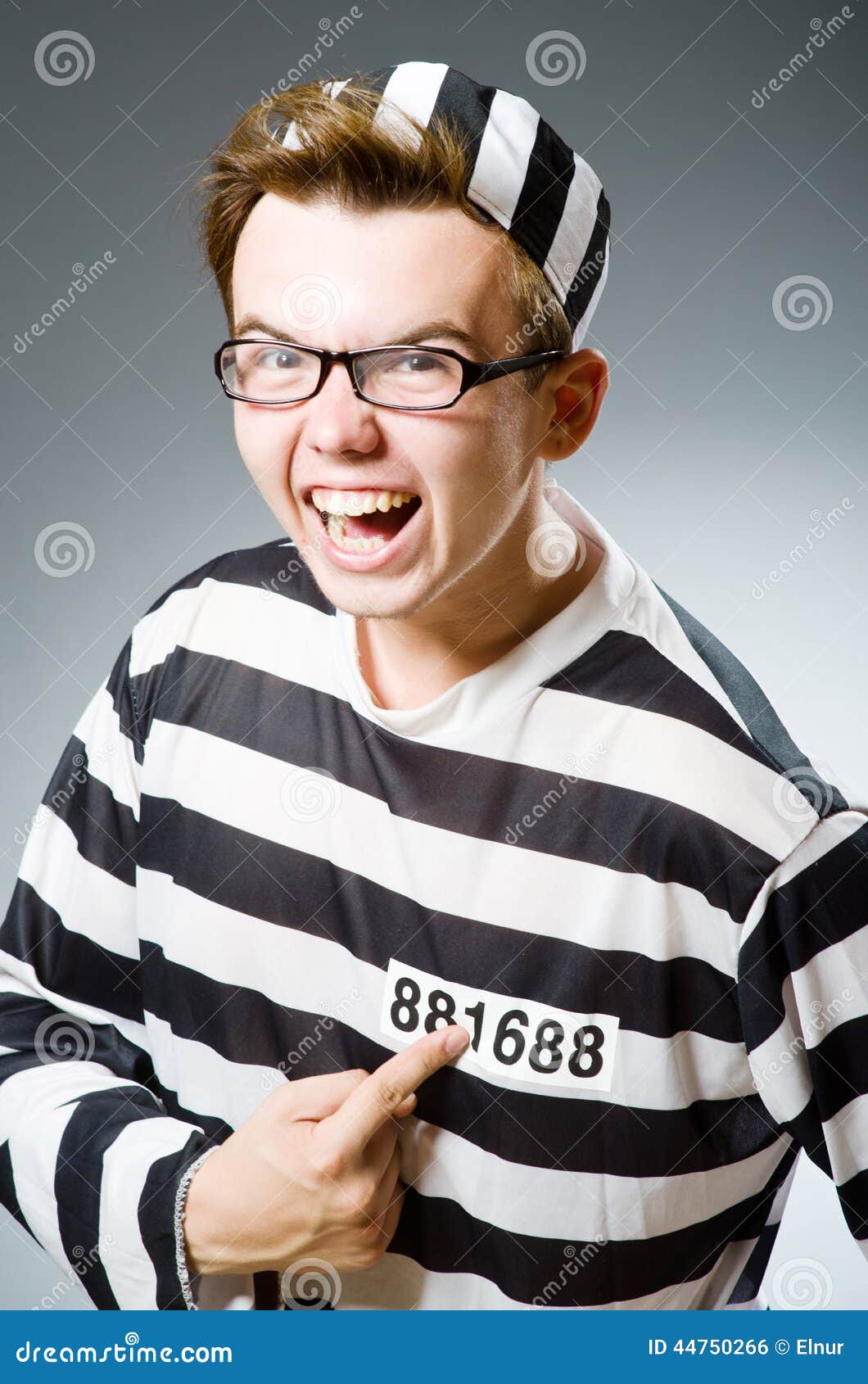 Funny prison inmate stock photo. Image of police, escape - 44750266