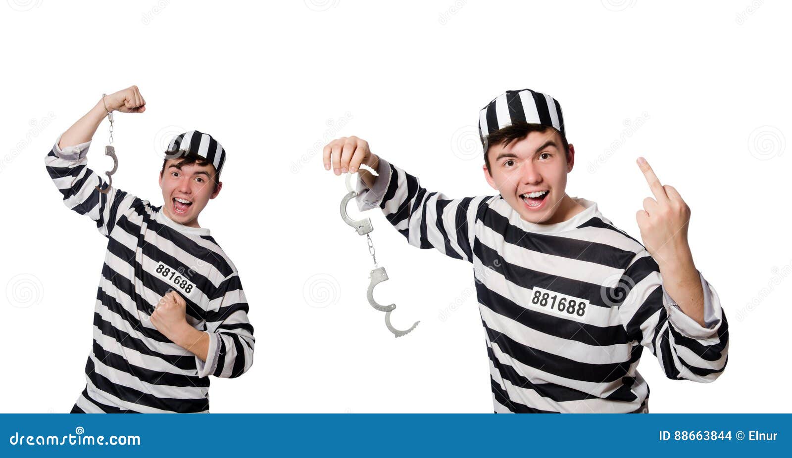 The Funny Prison Inmate in Concept Stock Photo - Image of escaping ...