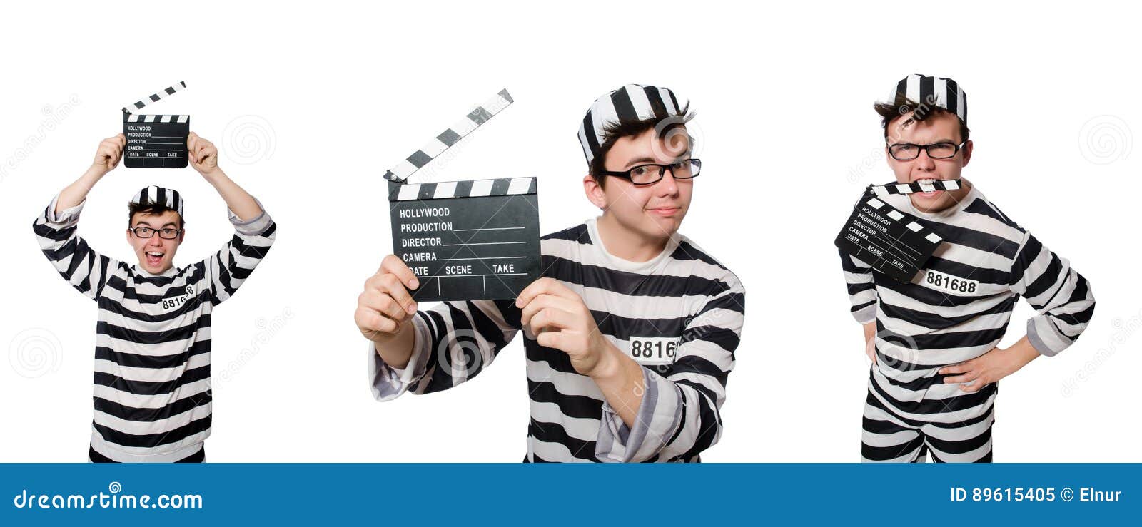 The Funny Prison Inmate in Concept Stock Image - Image of convict ...