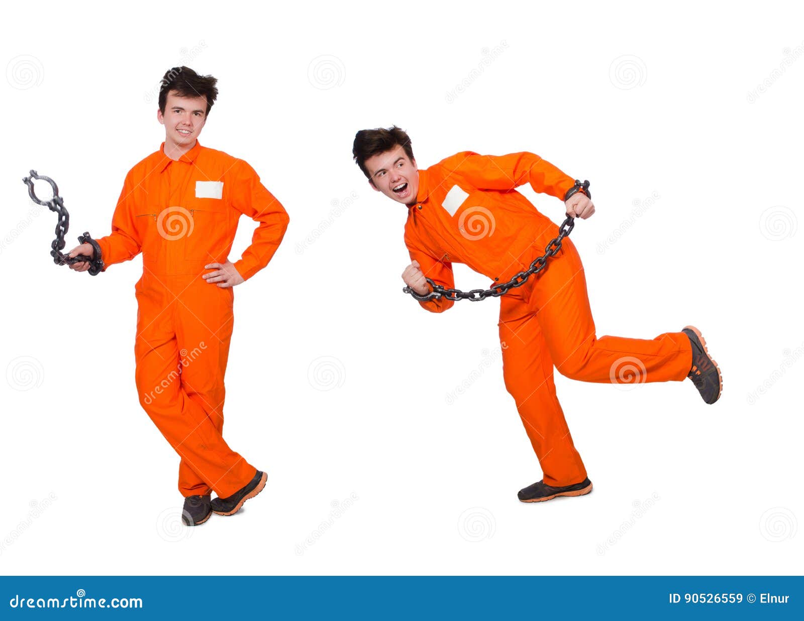 The Funny Prison Inmate in Concept Stock Image - Image of handcuffs ...