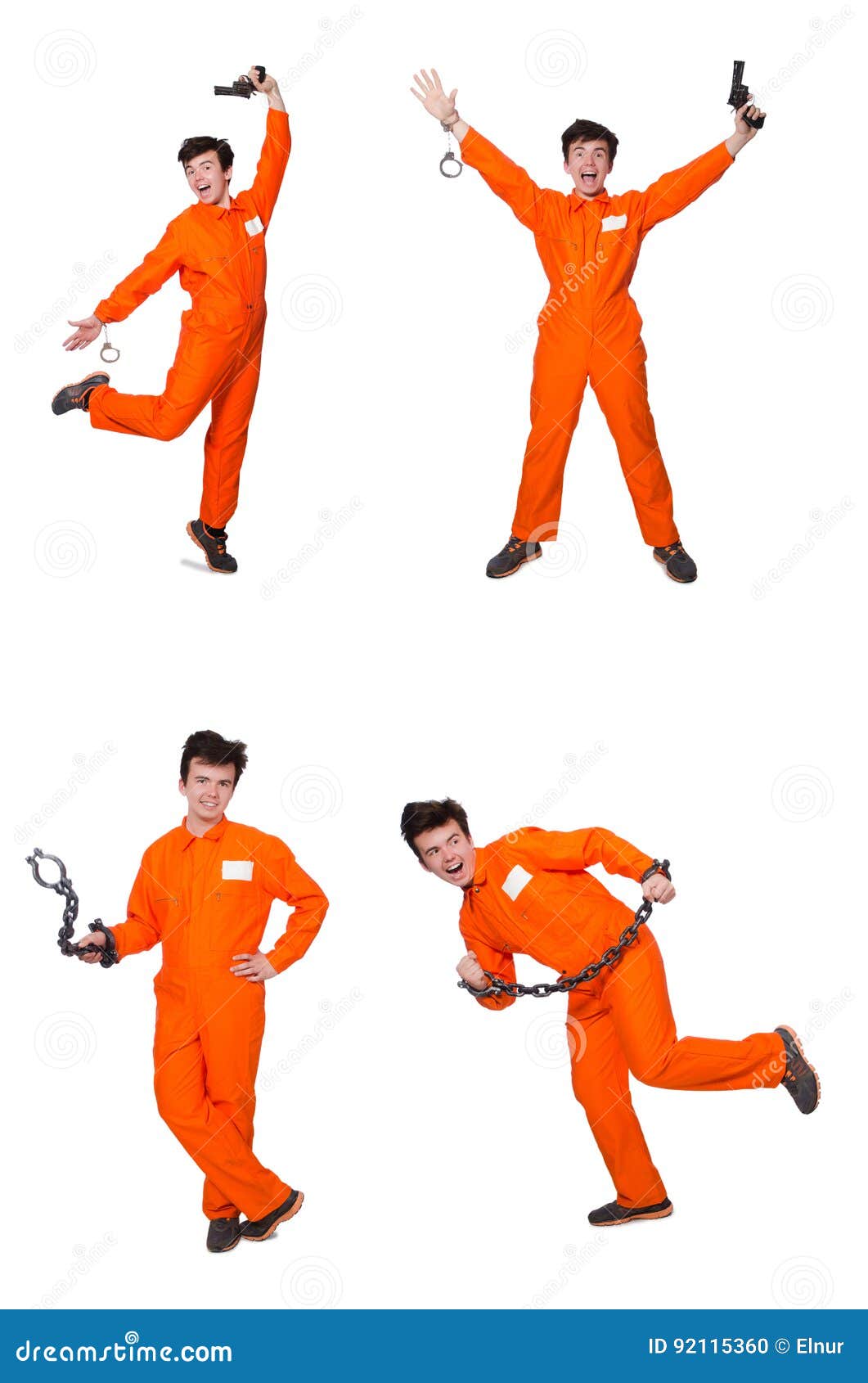 The Funny Prison Inmate in Concept Stock Photo - Image of jail, angry ...