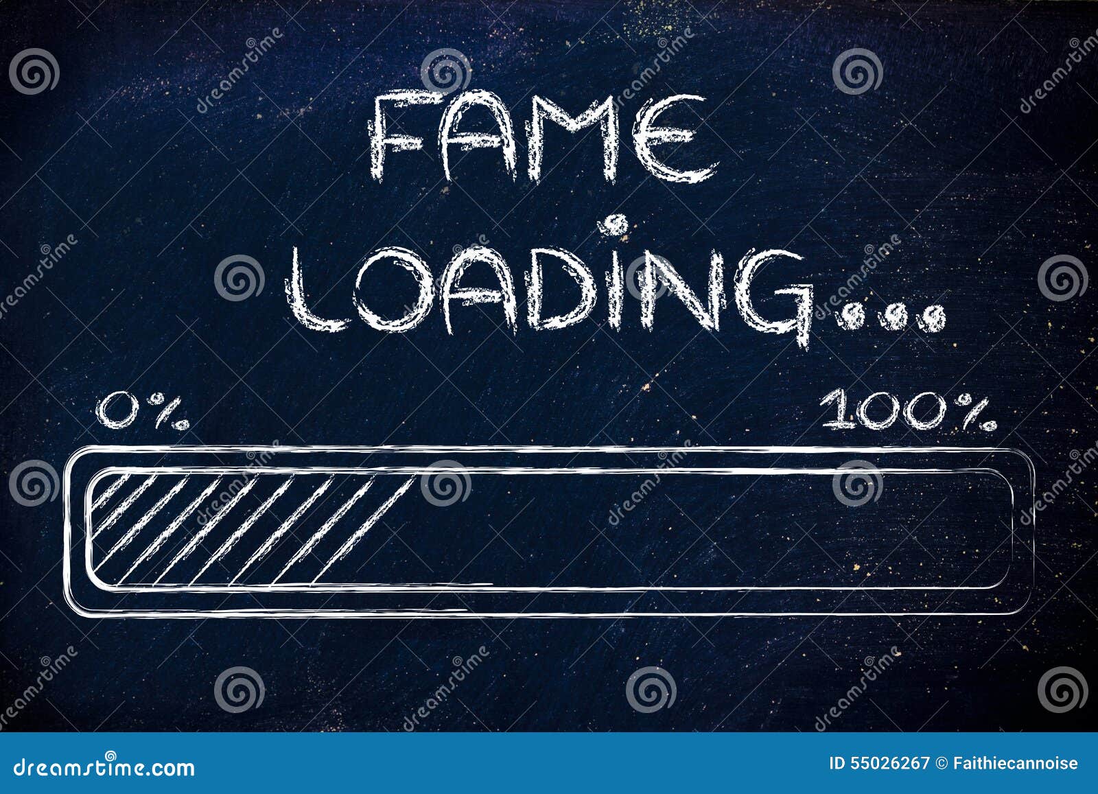 Funny Progress Bar with Fame Loading Stock Image - Image of fame ...