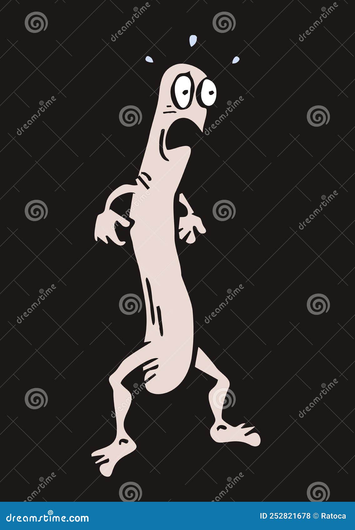 Funny puppet stock vector. Illustration of drawing, silly - 252821678