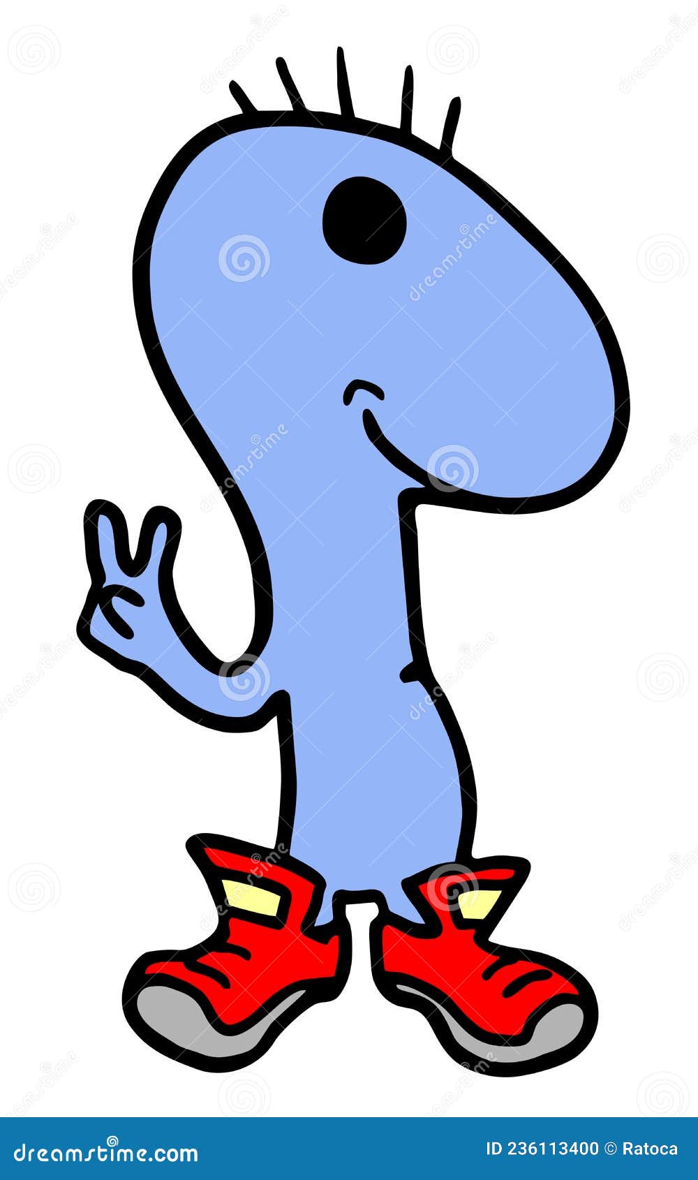 Funny puppet draw stock vector. Illustration of cartoon - 236113400