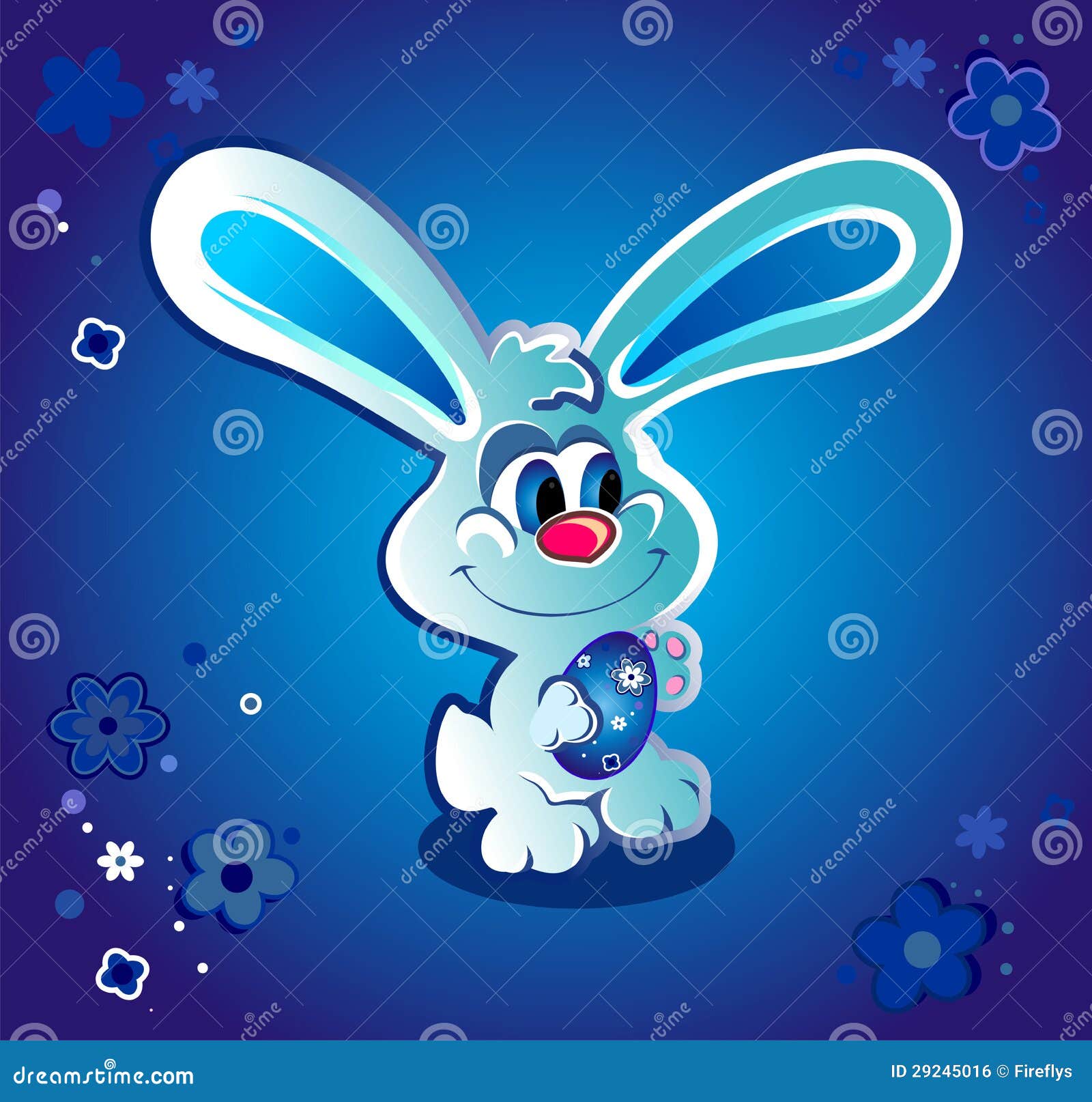 Funny rabbit stock vector. Illustration of amusing, creative - 29245016