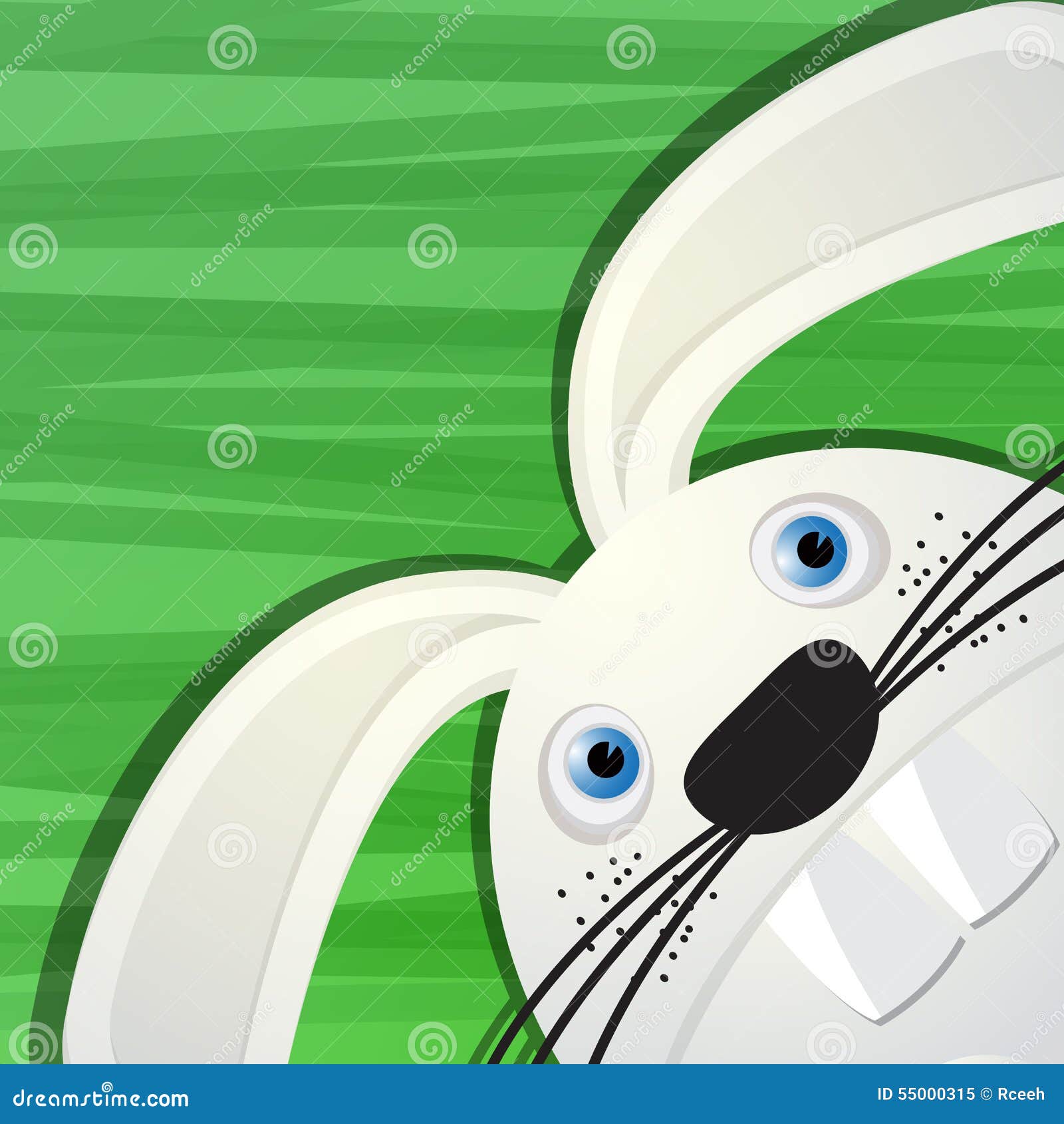 Funny rabbit avatar icon stock illustration. Illustration of creative ...