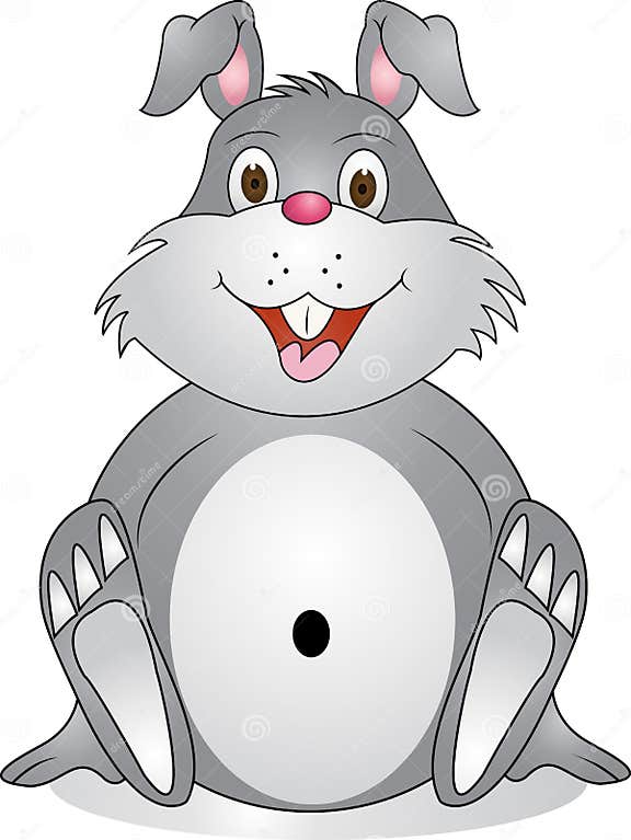 Funny rabbit cartoon stock vector. Illustration of humor - 23494584