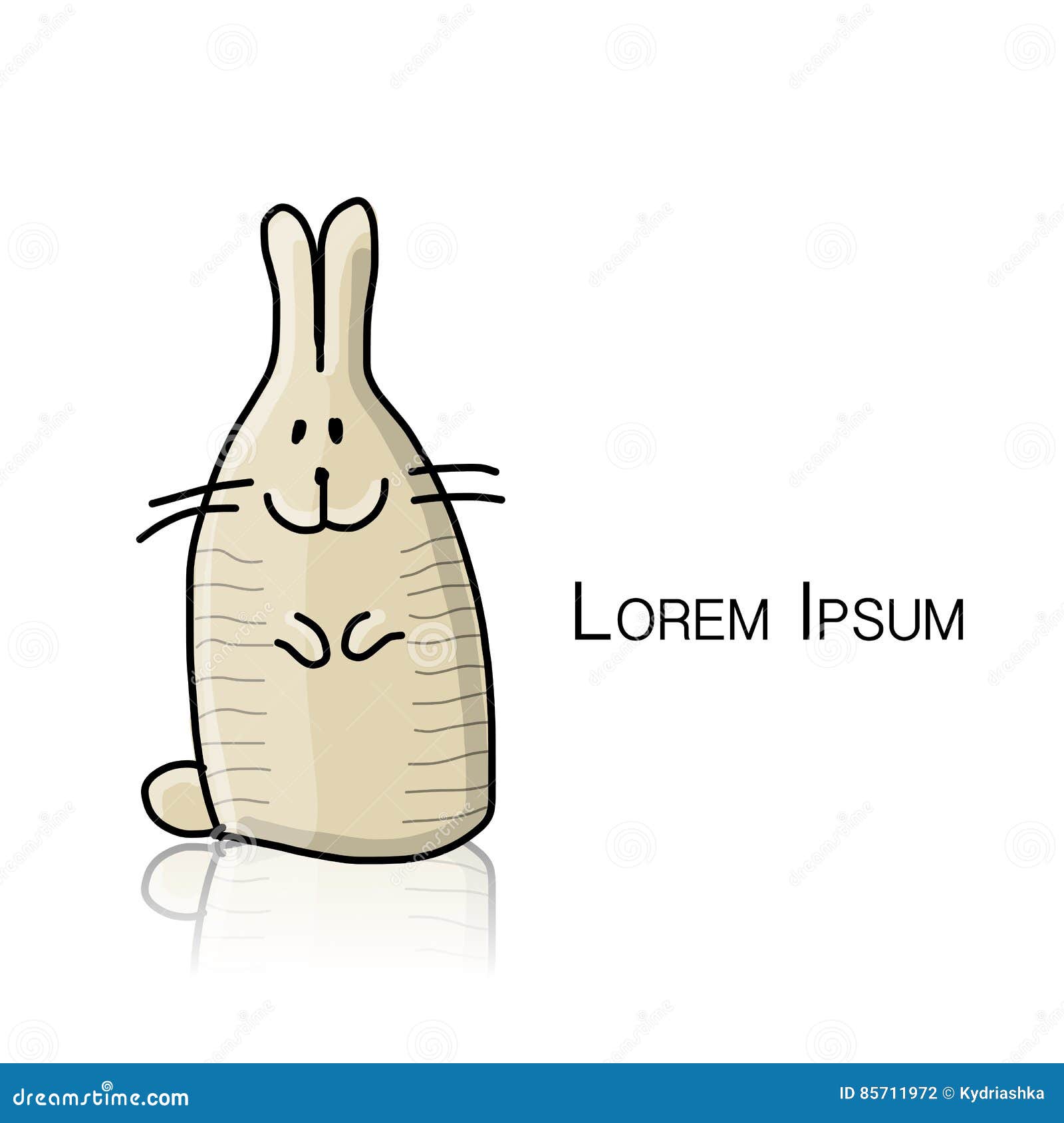 Funny Rabbit Character for Your Design Stock Vector - Illustration of ...