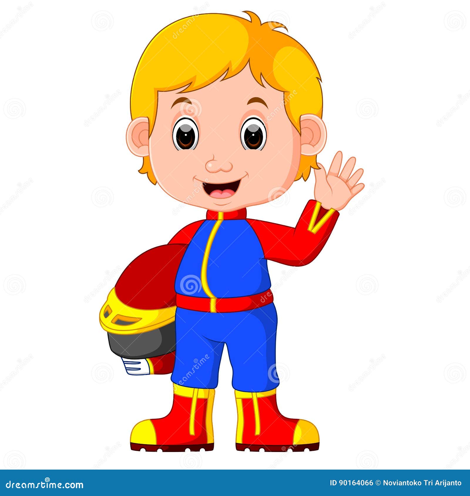 Funny racer man cartoon stock vector. Illustration of road - 90164066