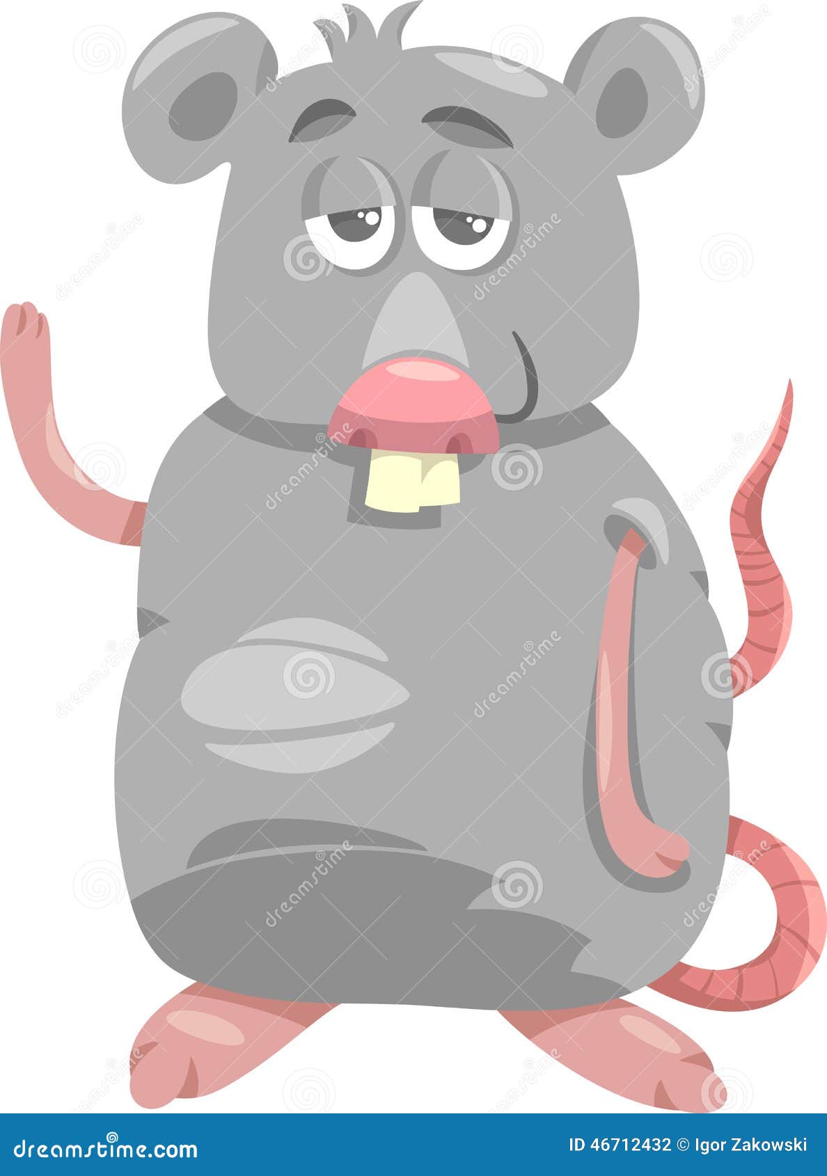 Funny Rat Cartoon Illustration | CartoonDealer.com #46712432