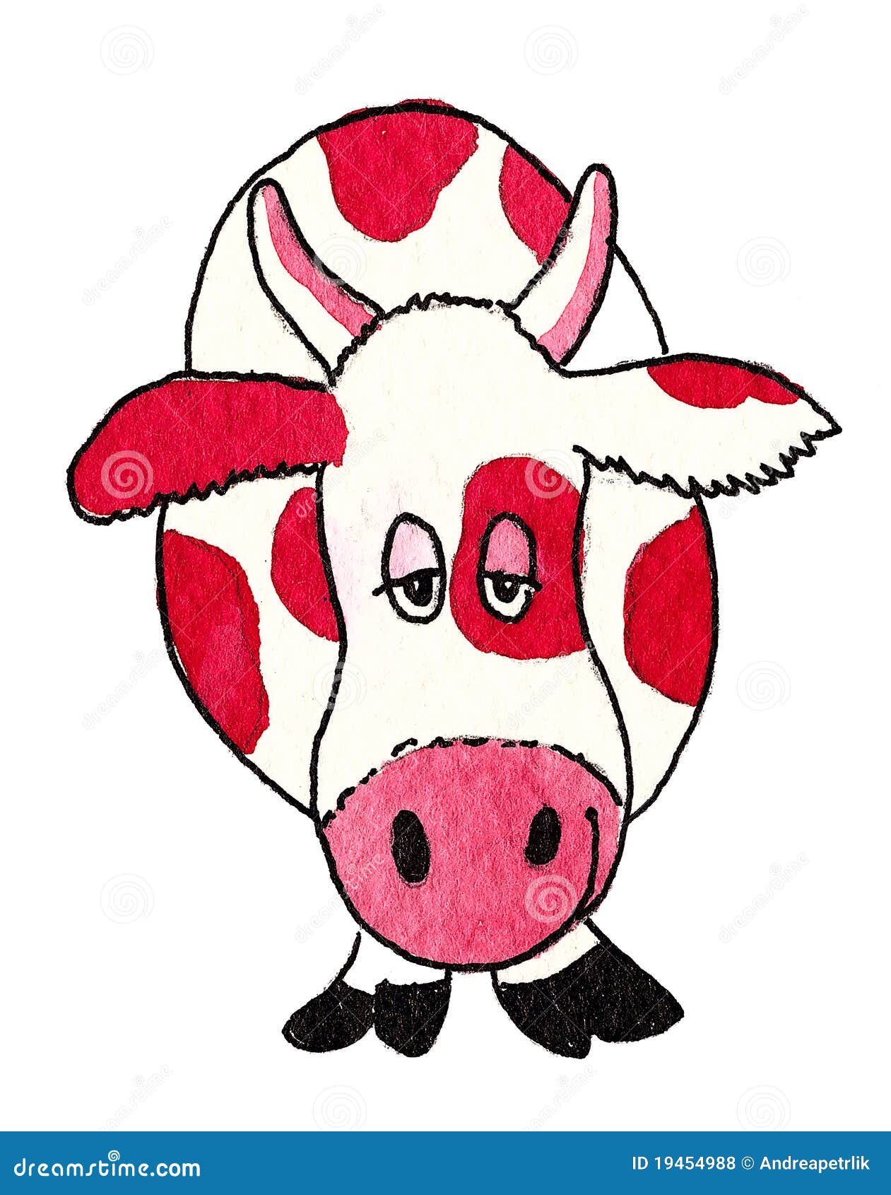 Red Cow Clipart