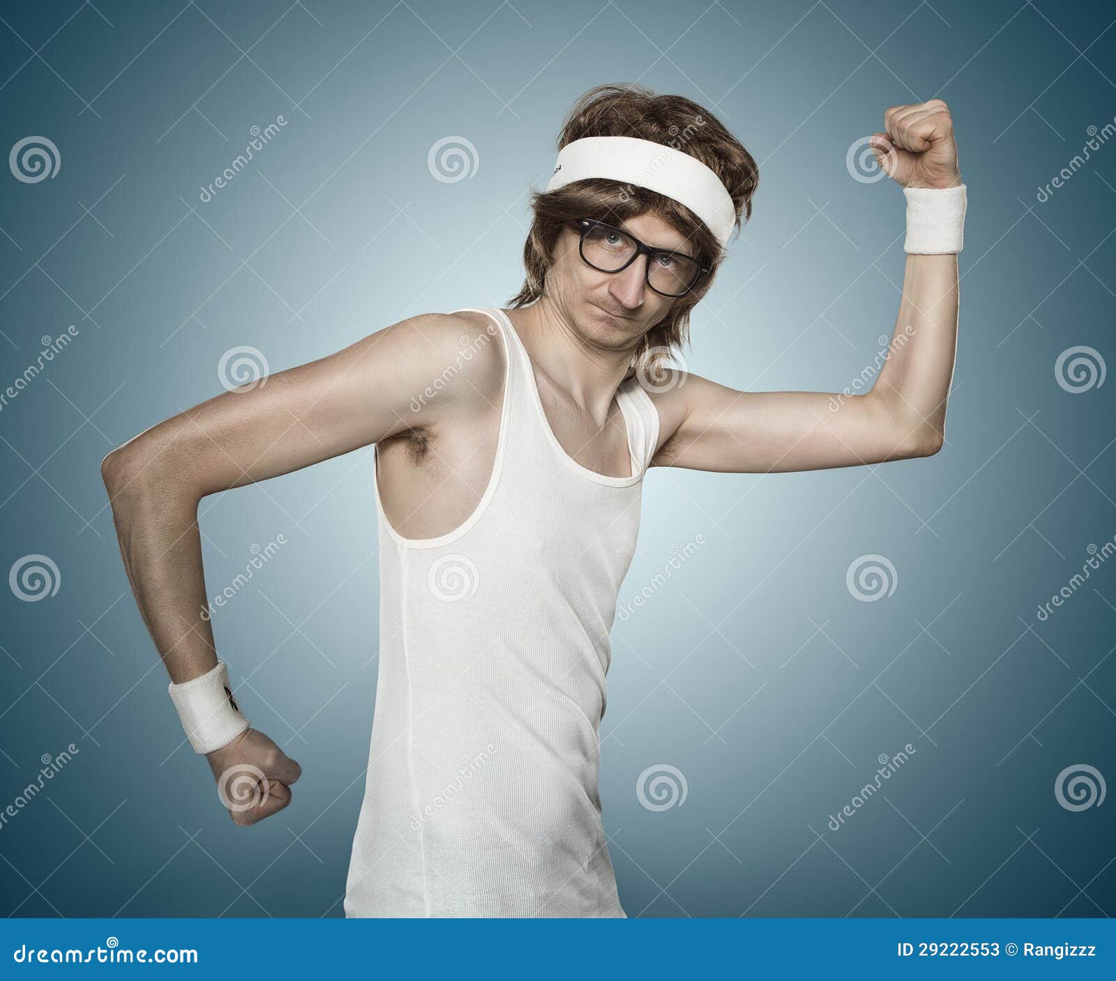 Funny retro nerd stock image. Image of funny, build, fitness - 29222553