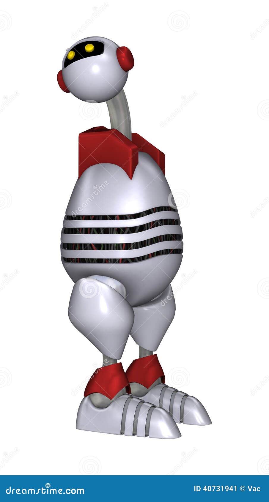 Funny Robot stock illustration. Illustration of humour - 40731941