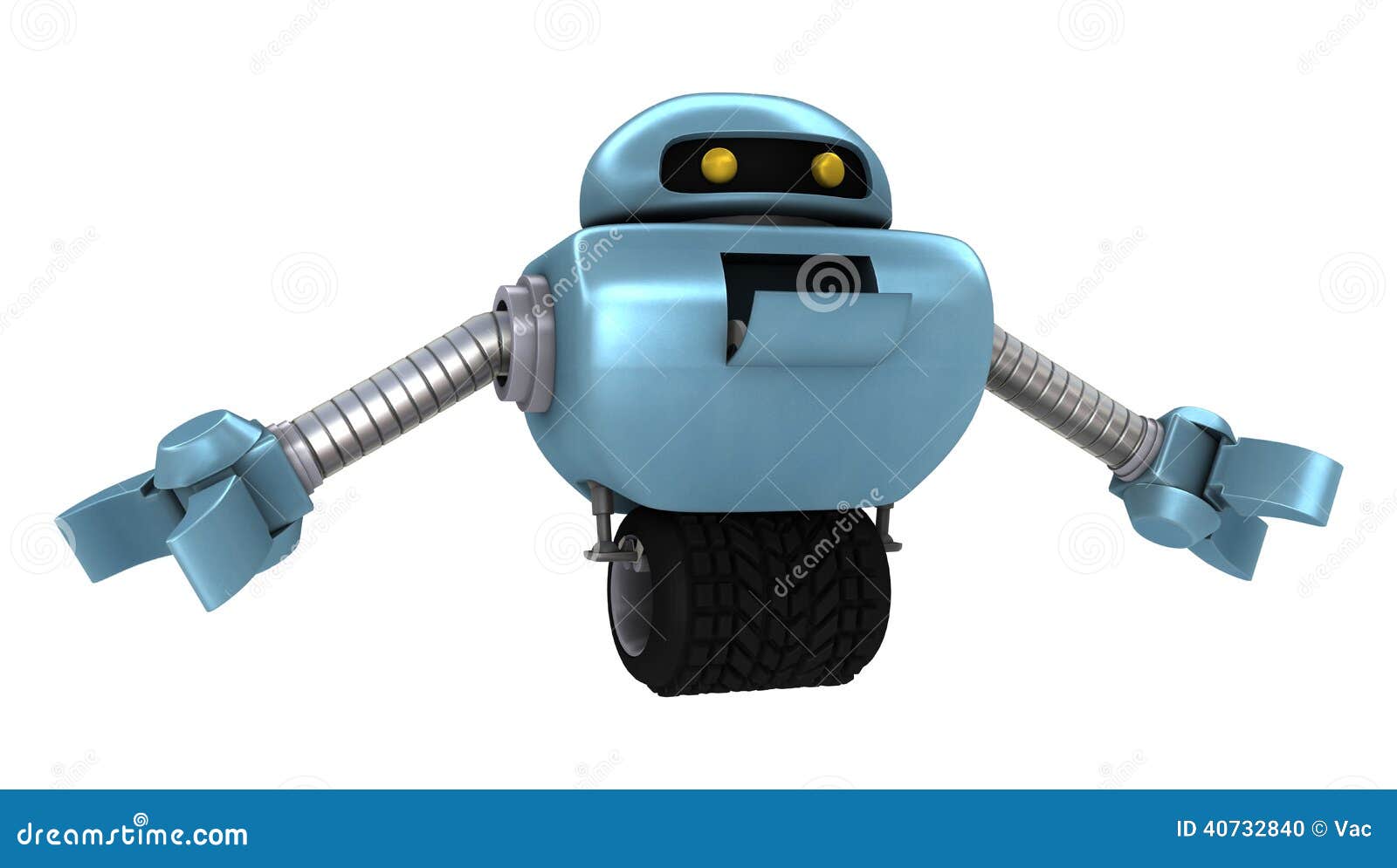 Funny Robot stock illustration. Illustration of future - 40732840