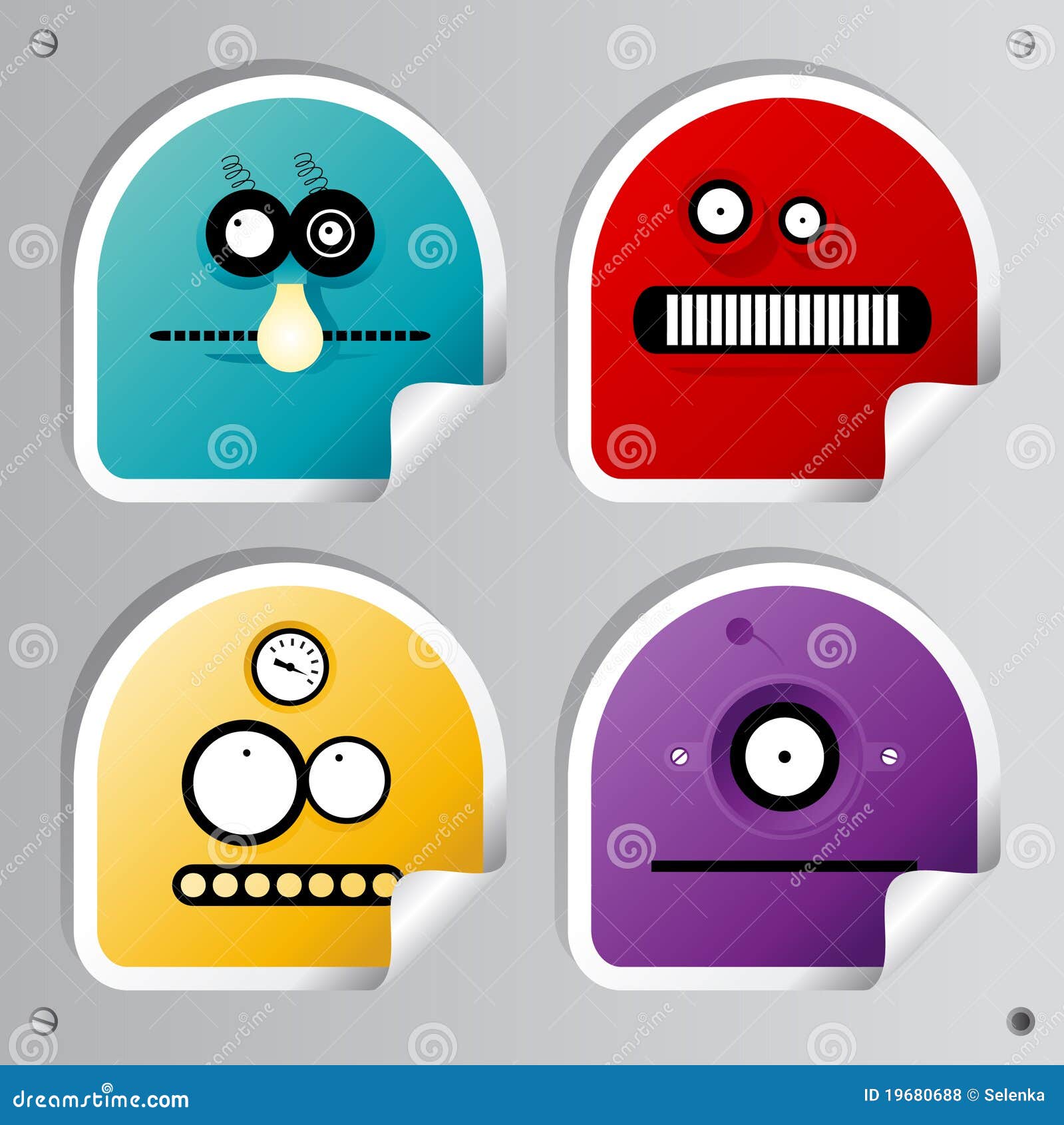 Smilies IT System Stock Image | CartoonDealer.com #55802569