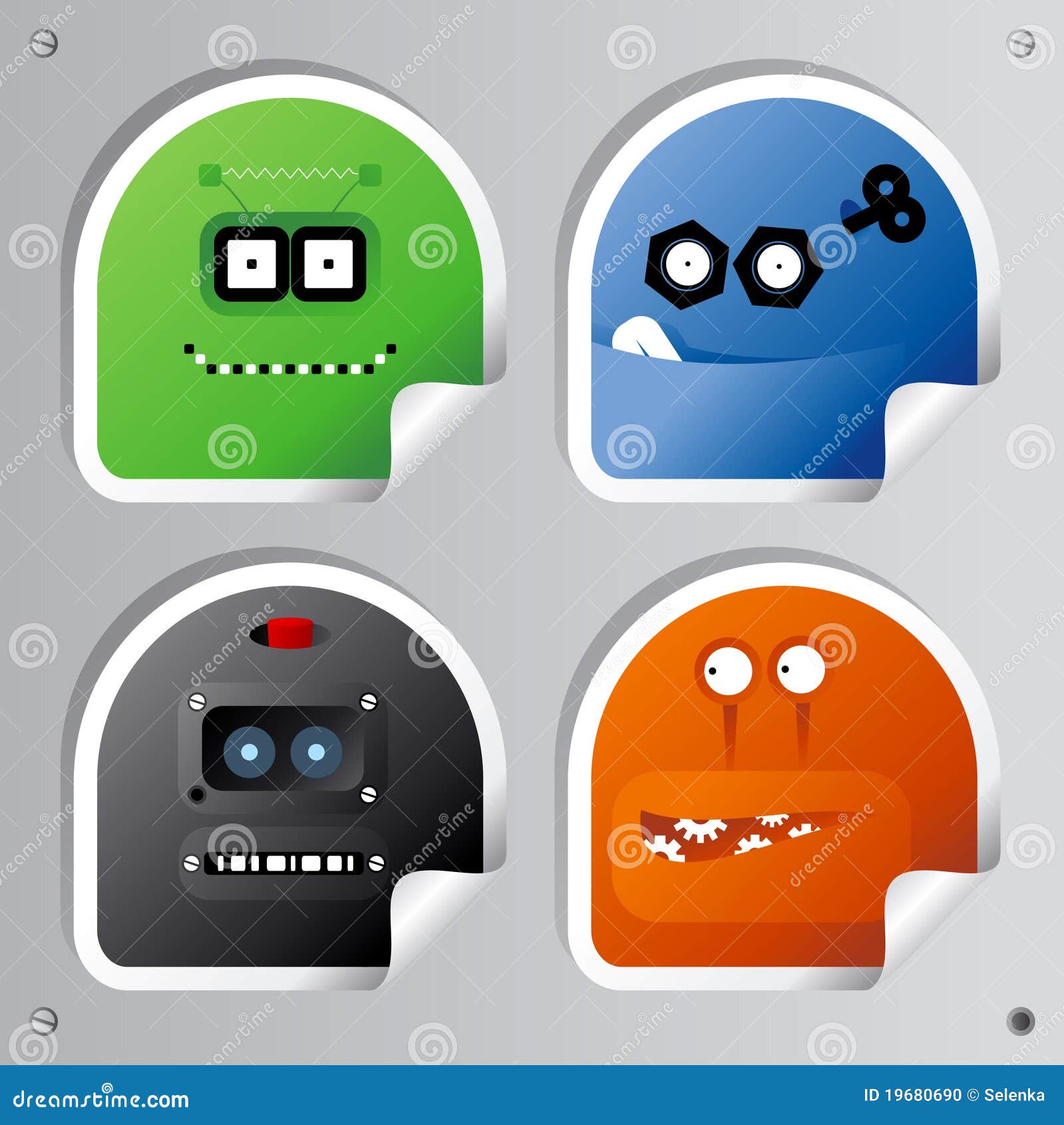 Smilies IT System Stock Image | CartoonDealer.com #55802569