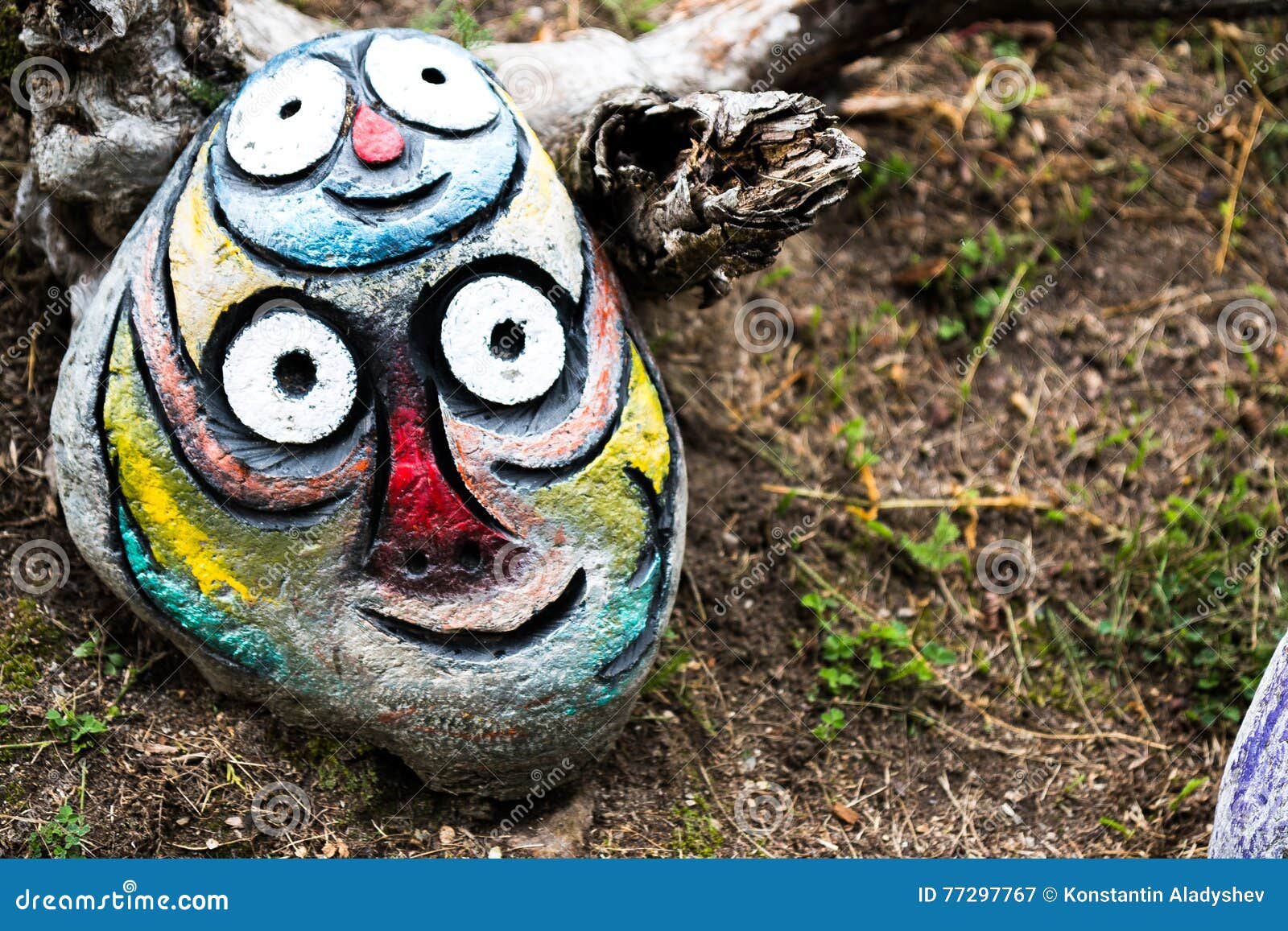 Funny rock sculpture stock image. Image of object, carving - 77297767