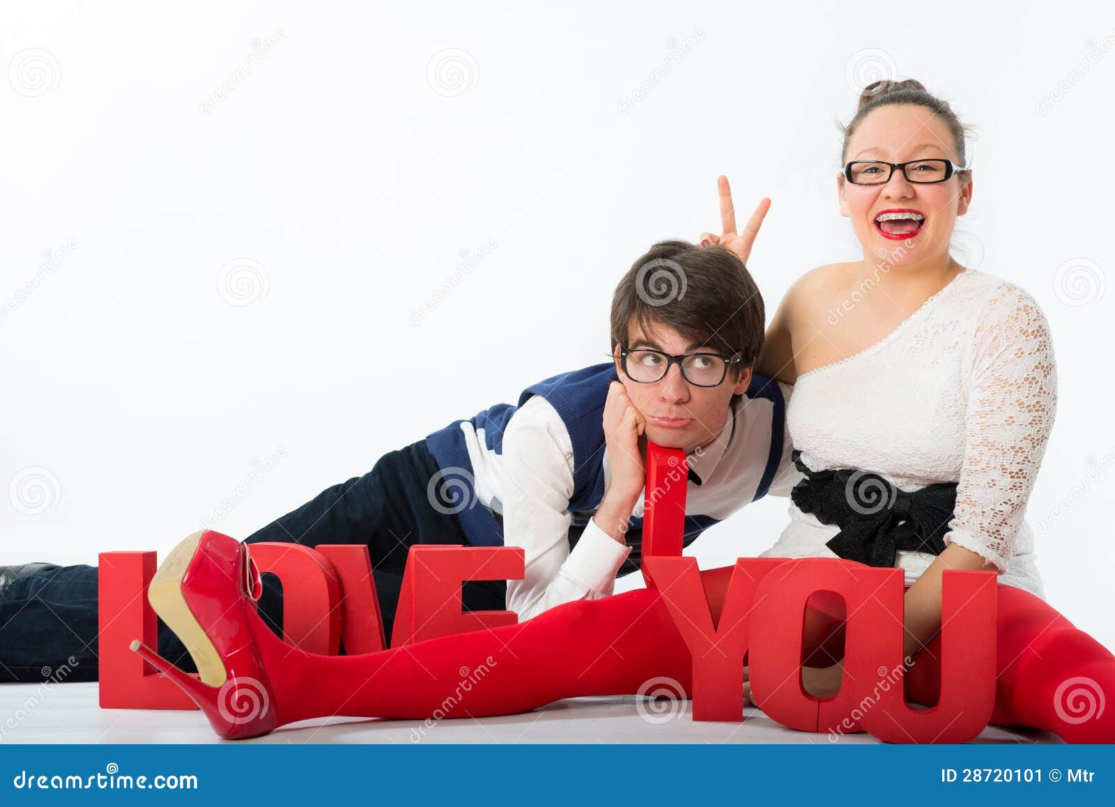 Funny romantic couple stock image. Image of couple, relationships ...