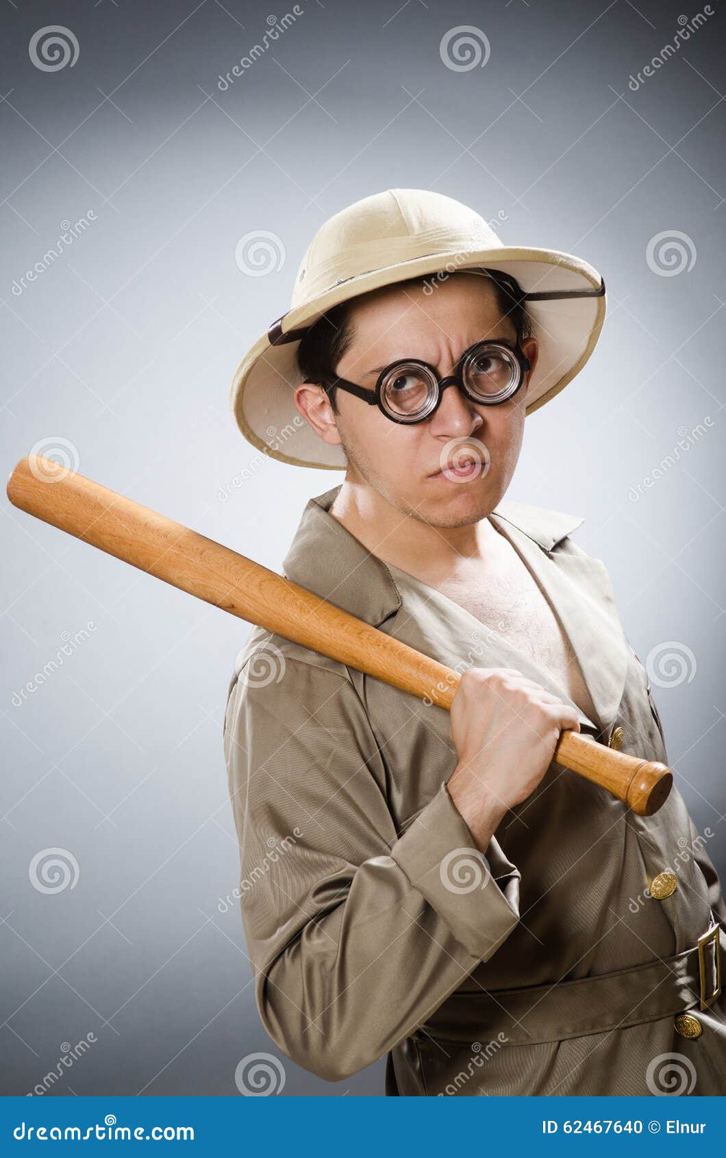 Funny Safari Traveller in Travelling Concept Stock Photo - Image of ...