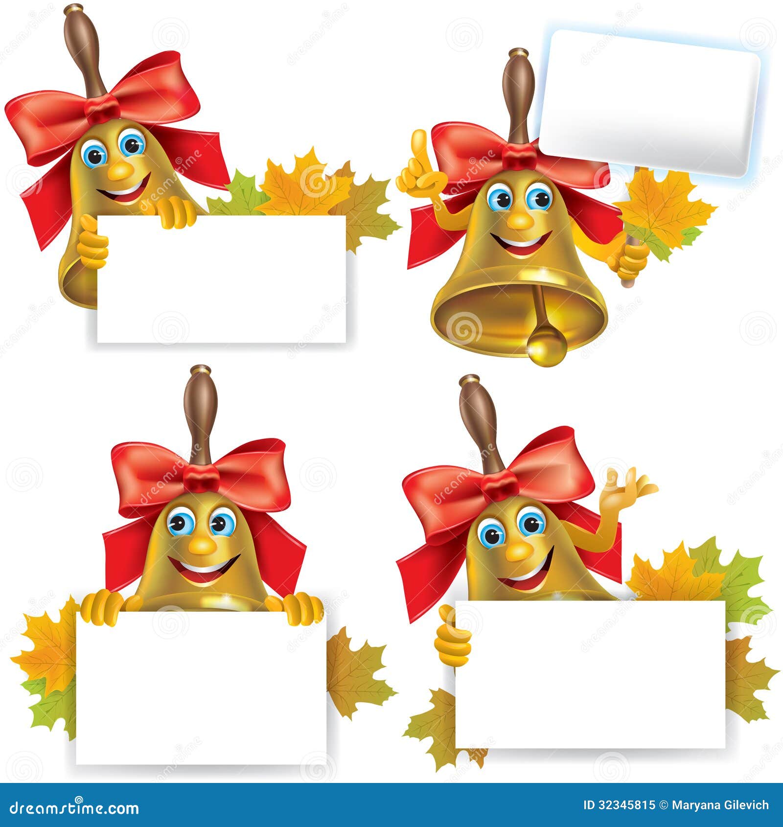 Bell With Blank Ribbon Banner Logo Vector | CartoonDealer.com #137693702