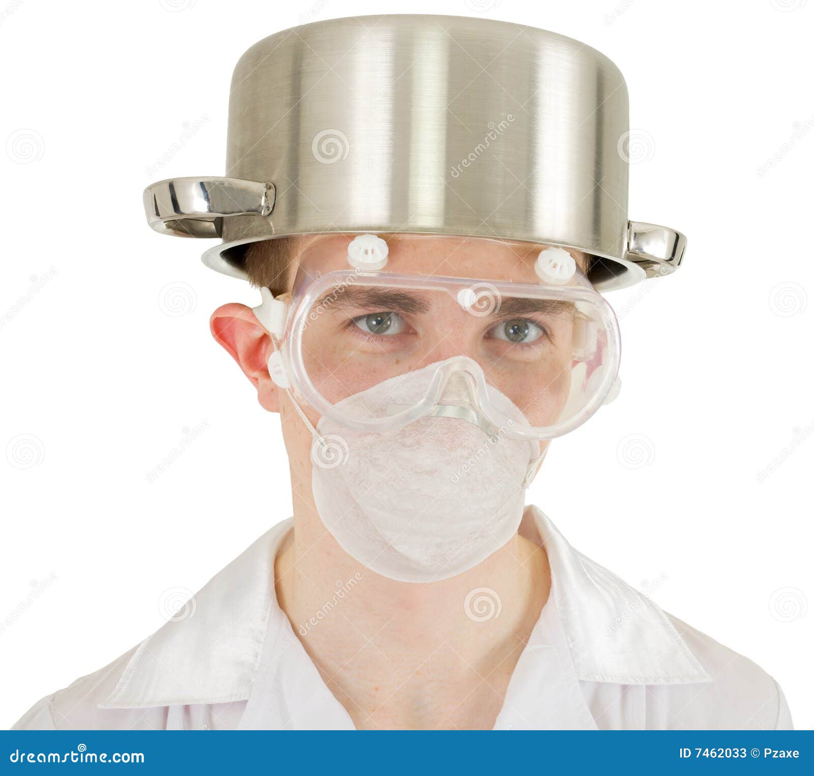 Funny scientist stock image. Image of explorer, white - 7462033