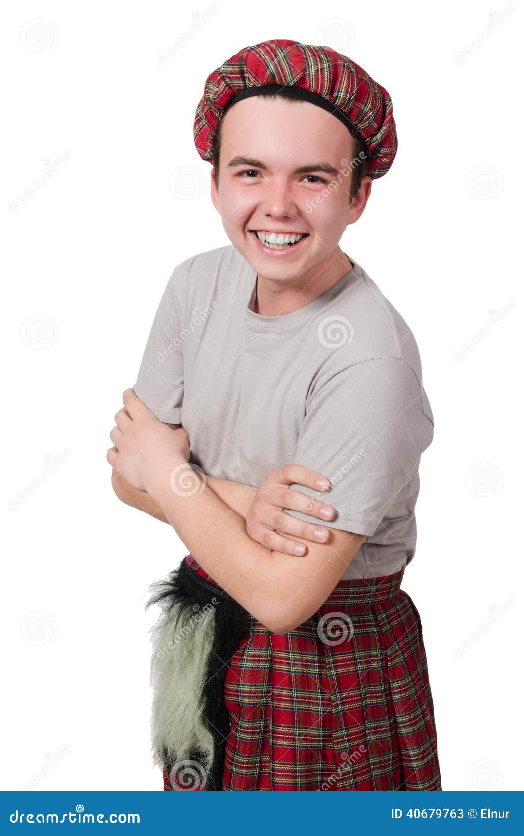 Funny scotsman stock image. Image of dancing, humorous - 40679763