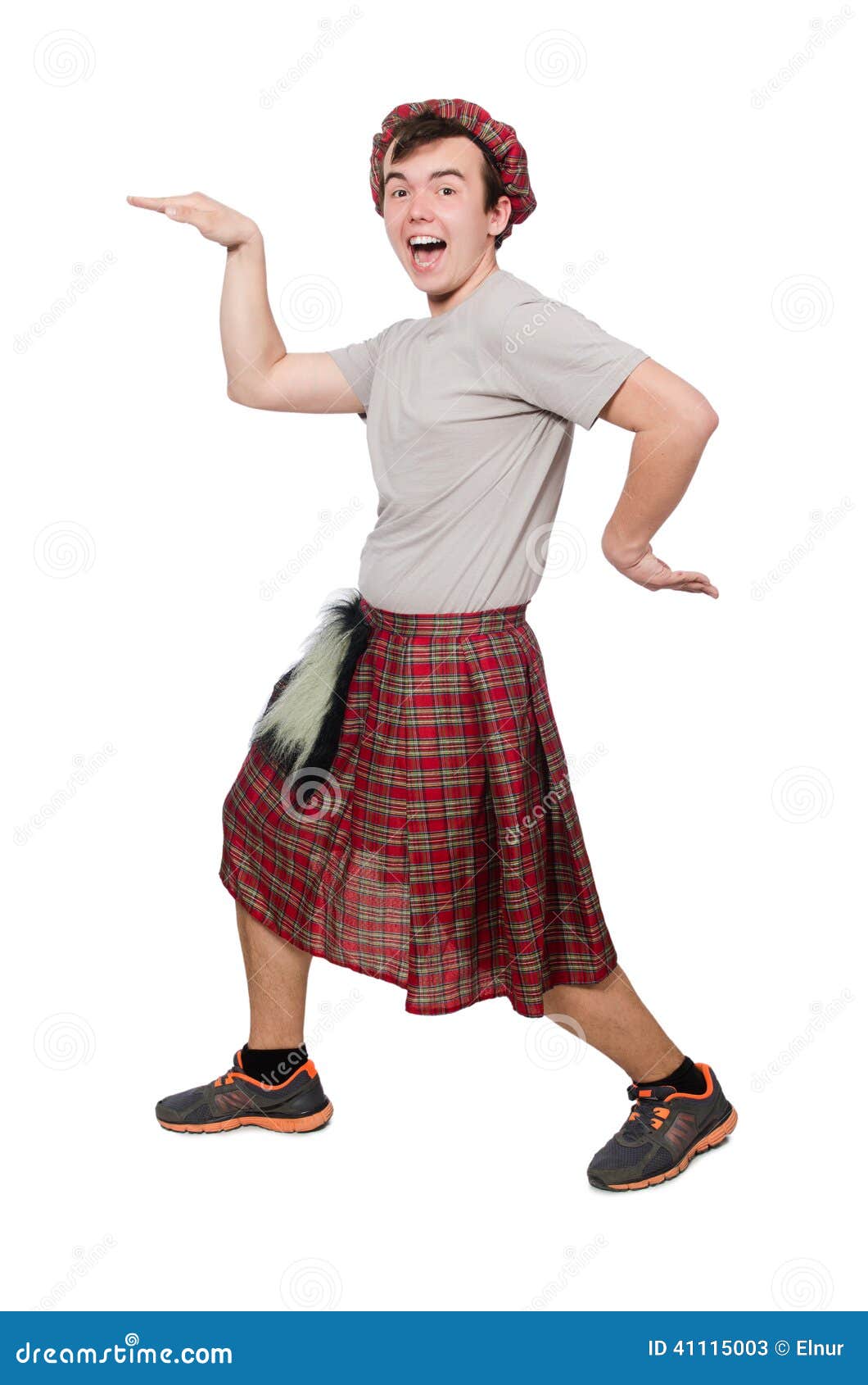 Funny scotsman stock image. Image of humour, costume - 41115003