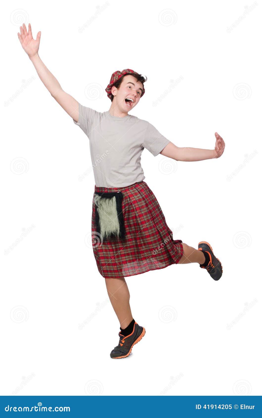 Funny scotsman isolated stock image. Image of humourous - 41914205