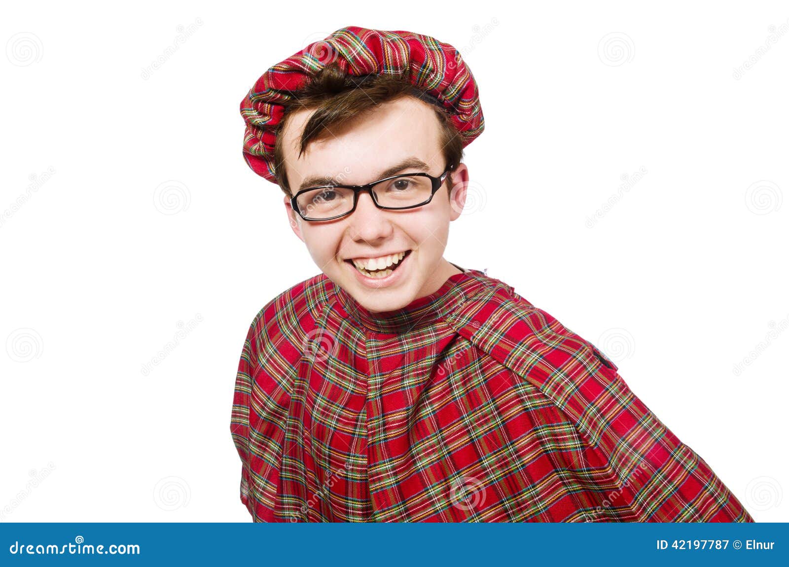 Funny scotsman isolated stock image. Image of scotland - 42197787