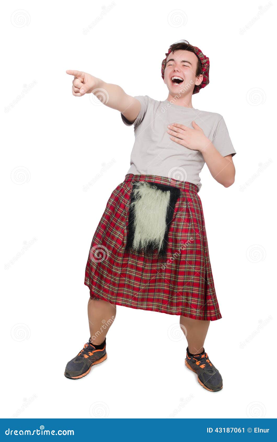 Funny scotsman isolated stock image. Image of nerd, scotland - 43187061