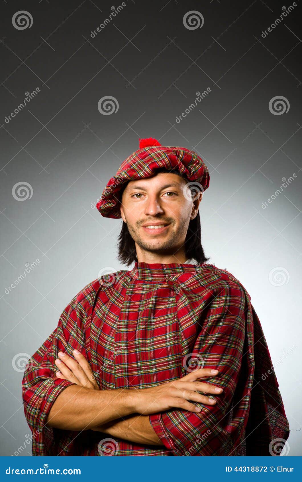 Funny Scotsman in Traditional Stock Photo - Image of scottish, celtic ...