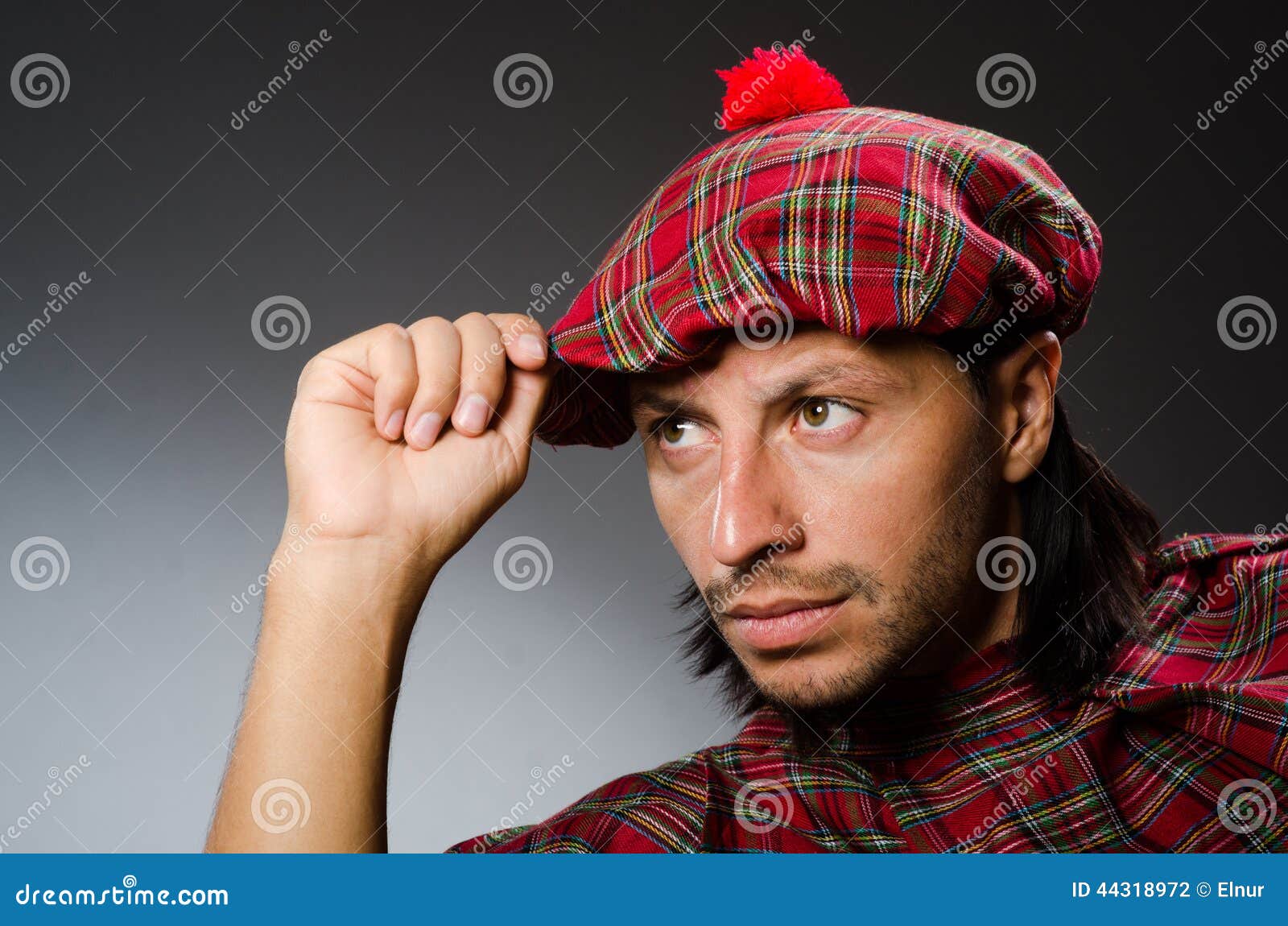 Funny Scotsman in Traditional Stock Photo - Image of humorous, clothes ...