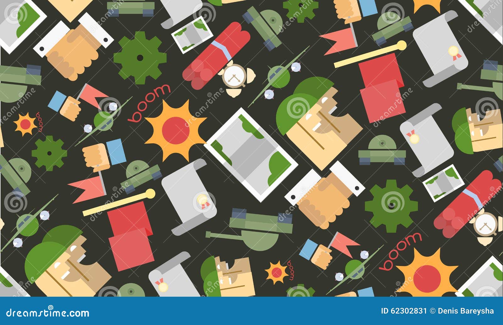 Funny Old Artillery Tractor Vector Illustration | CartoonDealer.com ...