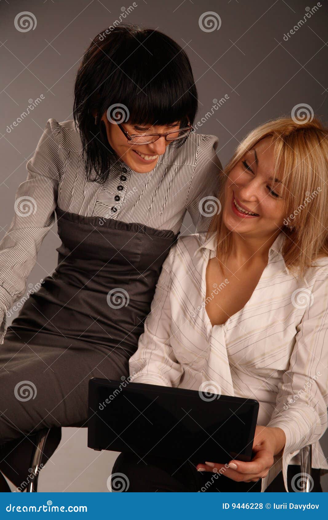 Funny secretary stock photo. Image of businesswoman, computers - 9446228
